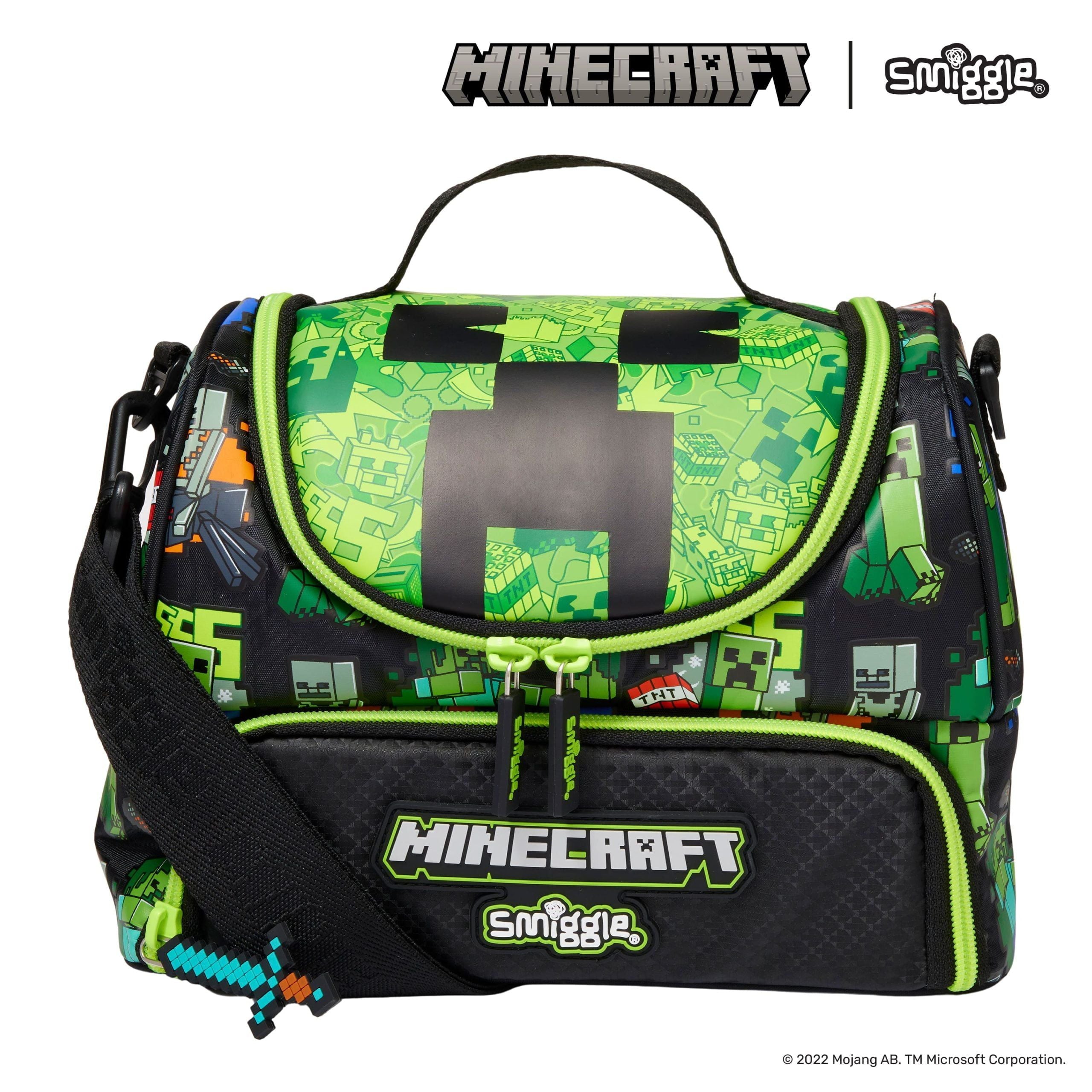 Smiggle - Minecraft Double Layered Lunch Bag – Dinossi