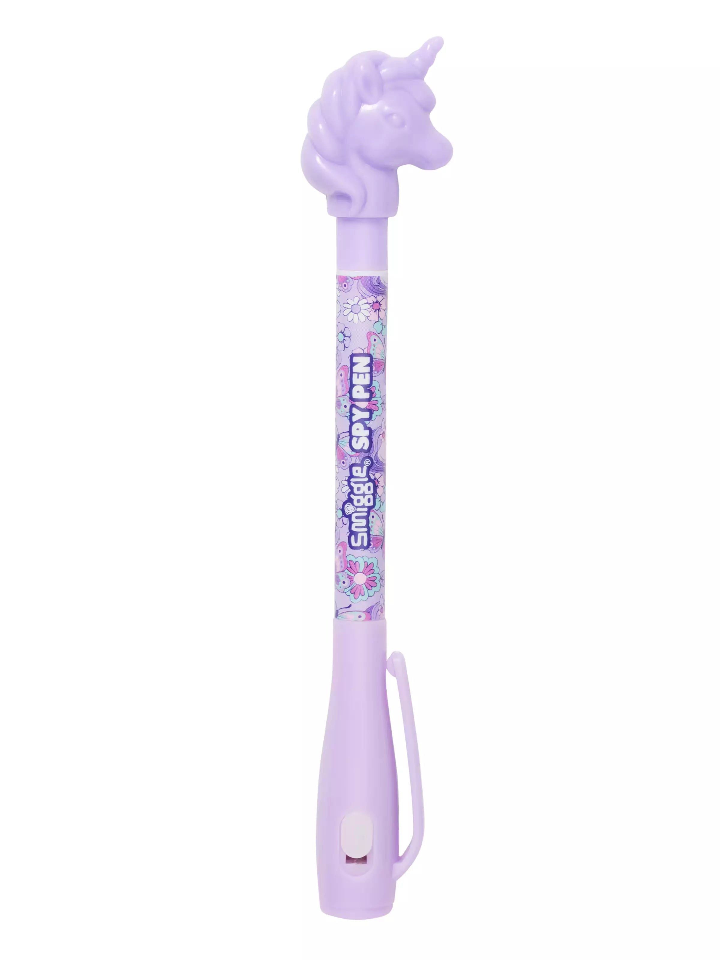 Smiggle - Hi There Light-Up Spy Invisible, Ballpoint Pen - Dinossi