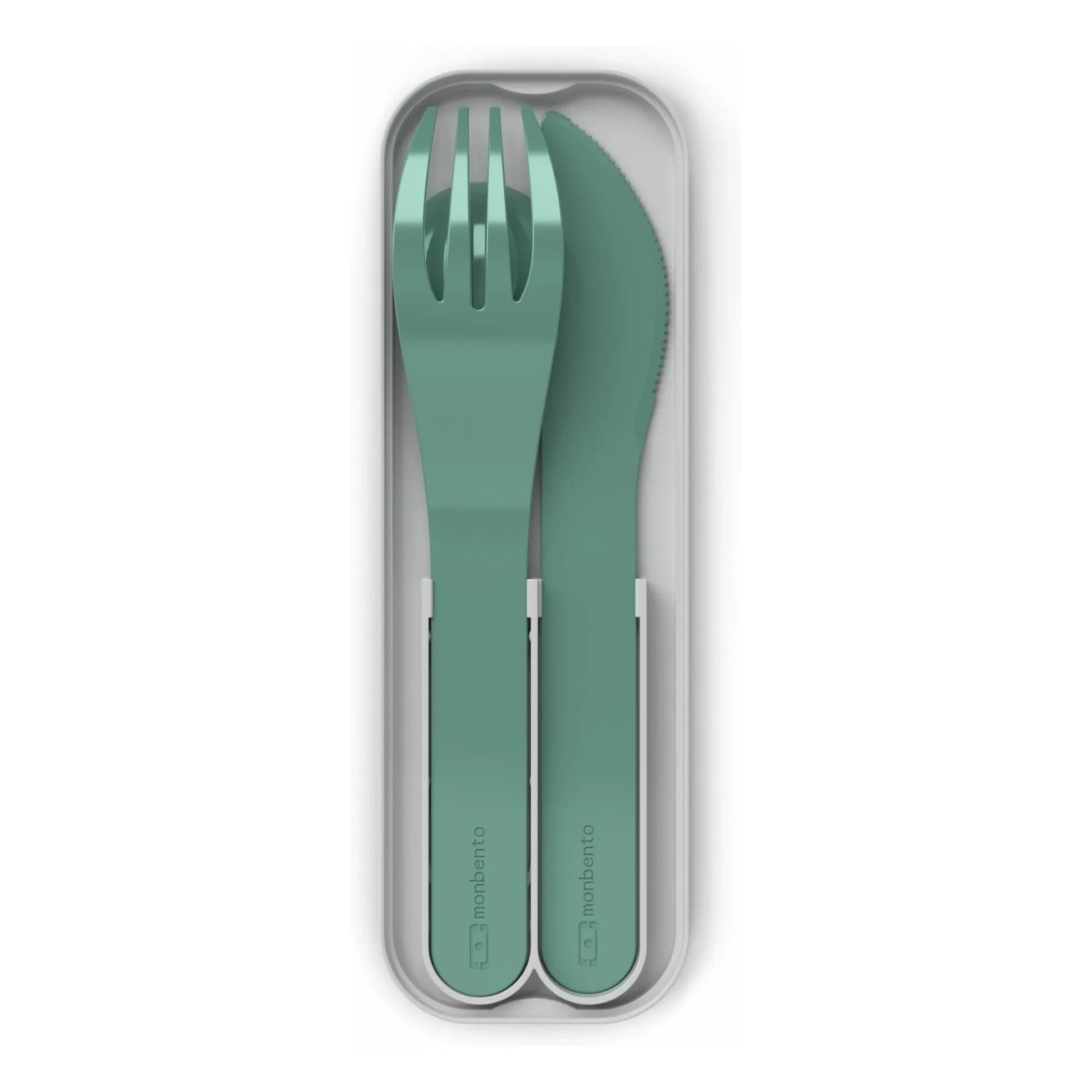 Monbento - MB Pocket Color Biodegradable Cutlery Set | Forest Green ...