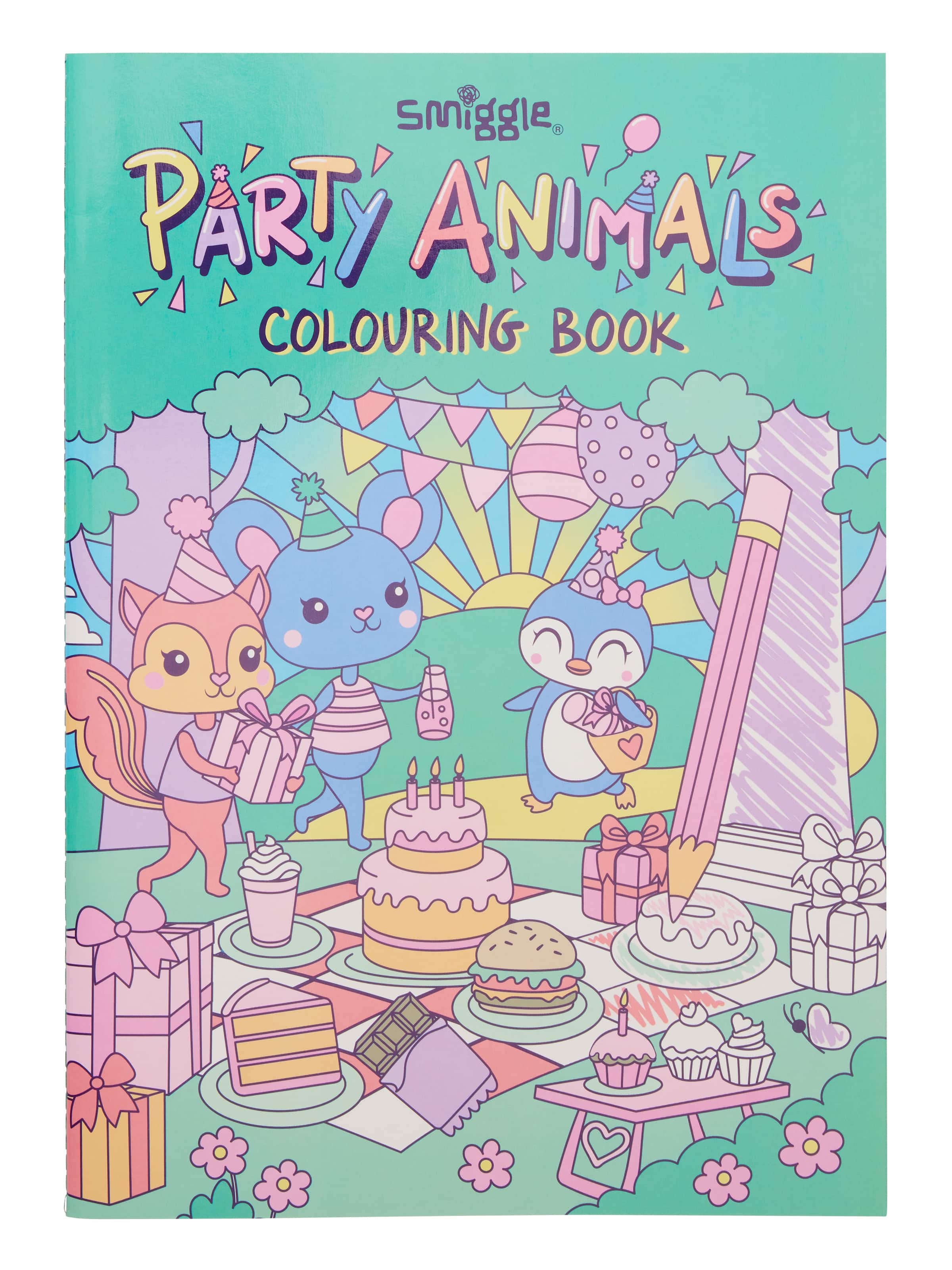 Smiggle - My Coloring Book with Friends at the Party – Dinossi